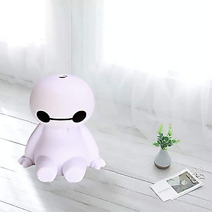 INVODA Humidifiers Portable Small Cool Mist Humidifiers Mini USB Personal Desktop Humidifiers for Travel, Car, Office Room, Bedroom (White)