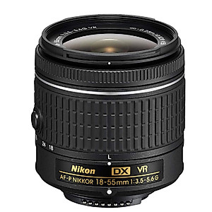 Nikon D3500 DSLR Camera w/NIKKOR 18-55mm f/3.5-5.6G VR Lens + Case + 128GB Memory (26pc Bundle)