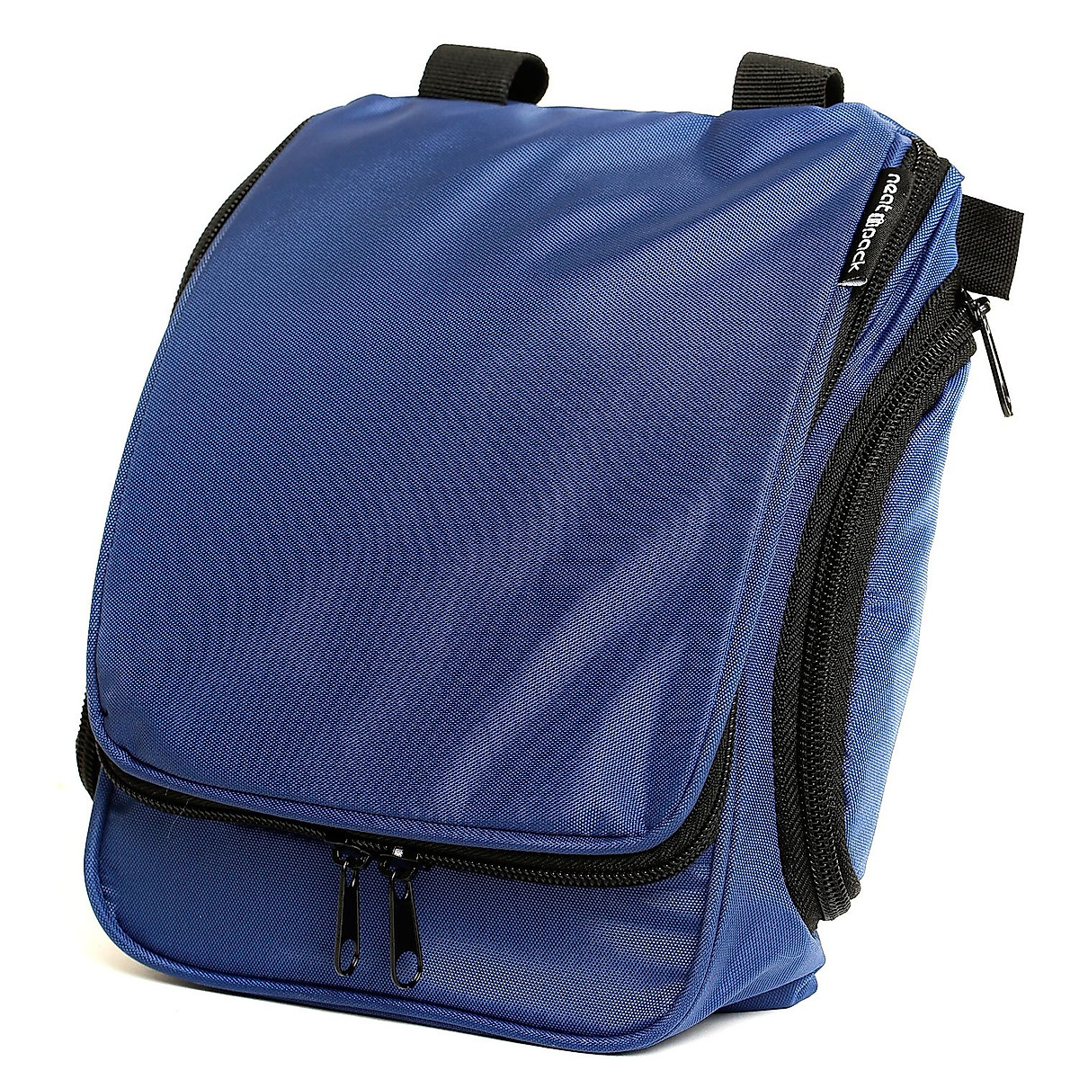 NeatPack Compact Hanging Toiletry Bag and Organizer, Water Resistant with Mesh Pockets (Marine)