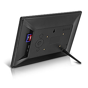 Aluratek 10" WIFI Digital Photo Frame w/ Touchscreen IPS Display, 32GB Mem, 1280 x 800 Res, Easy Setup to Share Photo/Video Wirelessly from Anywhere - AWDMPF110F