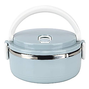 Bento Box,Leakproof Thermal Compartment Lunch/Snack Box, Insulated Bento Lunch Box for Kids Adults, Stainless Steel Food Storage Container for Work School Camping, Kids/Men/Women(Single Layer)