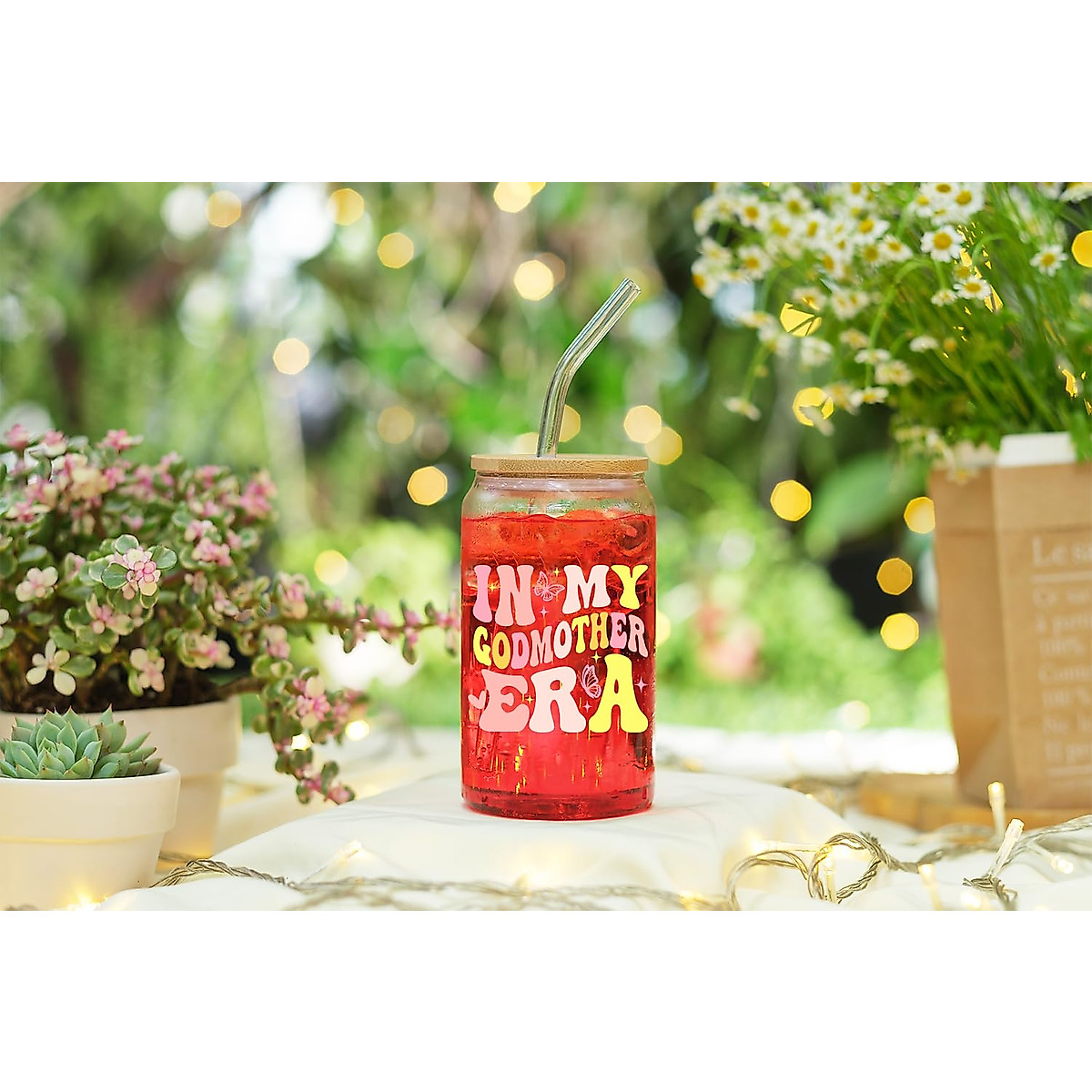 NewEleven Godmother Proposal Gifts - Will You Be My Godmother From GodChild - Christmas Gifts, Pregnancy Announcement Gifts For Godmother, Godmom, Godparents - 16 Oz Coffee Glass