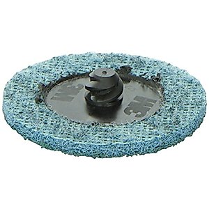 3M 07515 7515 Scotch-Brite Roloc Surface Conditioning Disc, Blue, 2 in, Very Fine