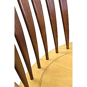 Sunset Trading Oak Selections Dining Chair, Medium Walnut with Light Finish seat