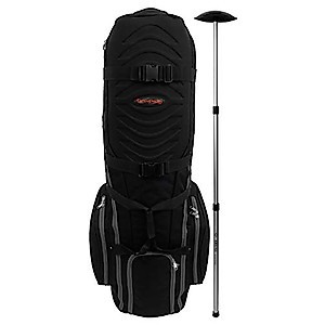 CaddyDaddy Phoenix Padded Golf Travel Bag Cover with North Pole Oversized Pockets - Heavy Duty, Wheeled Travel Golf Bag Cover