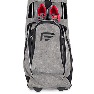 Founders Club Golf Travel Bag Travel Cover Luggage for Golf Clubs with Padded Club Protection and Removable Panel for Embroidery