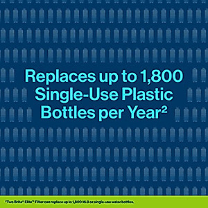 Longlast Replacement Filters for Brita Water Pitchers - 2 Pack