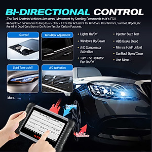 Autel MaxiPRO MP808S PRO Ver. w/ 11 OBD Adapters, 2-Year Free Update, 2024 Advanced ECU Coding Bidirectional Scan Tool, Same as MP900/ MS906S, Upgraded of DS708 DS808 MP808 30+ Service, Work w/ MV108S