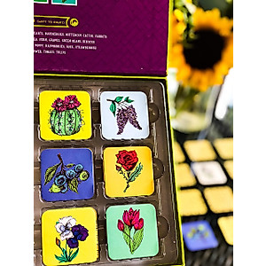 Upbounders Little Likes Kids - Sweetgrass Head Basket - Memory Montessori Games for Toddlers Kids, 24 Matching Flower Card Pairs, Preschool Garden Toy, Ages 3-5