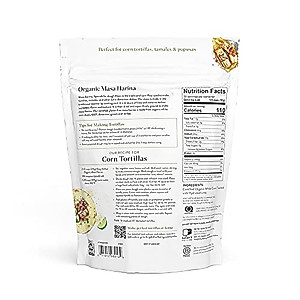 King Arthur Masa Harina, Certified Organic, Finely Ground, Non GMO Project Verified, Gluten Free, 2 lb