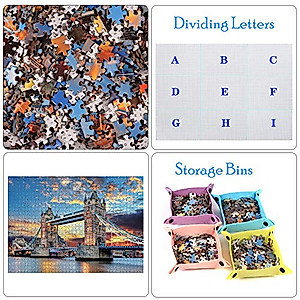ELITELIVING-S 1000 Piece Puzzle for Adult Jigsaw Puzzles for Adults/Teens/Kids (1000 Piece London Tower Bridge Puzzles)