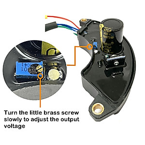 AVR Automatic Voltage Regulator For Predator Powermate Champion Generac Centurion WEN Firman 9000W 8750W 8000W 7500W 7250W 7000W 6500W 6000W 5700W 5500W 5000W 5KW Gas Generator Regulador de Voltaje