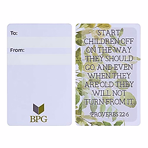 Juvale 24-Pack Plastic Bible Scripture Encouragement Cards Christian Inspirational Prayer Verses Wallet Size 3 x 2 Inches