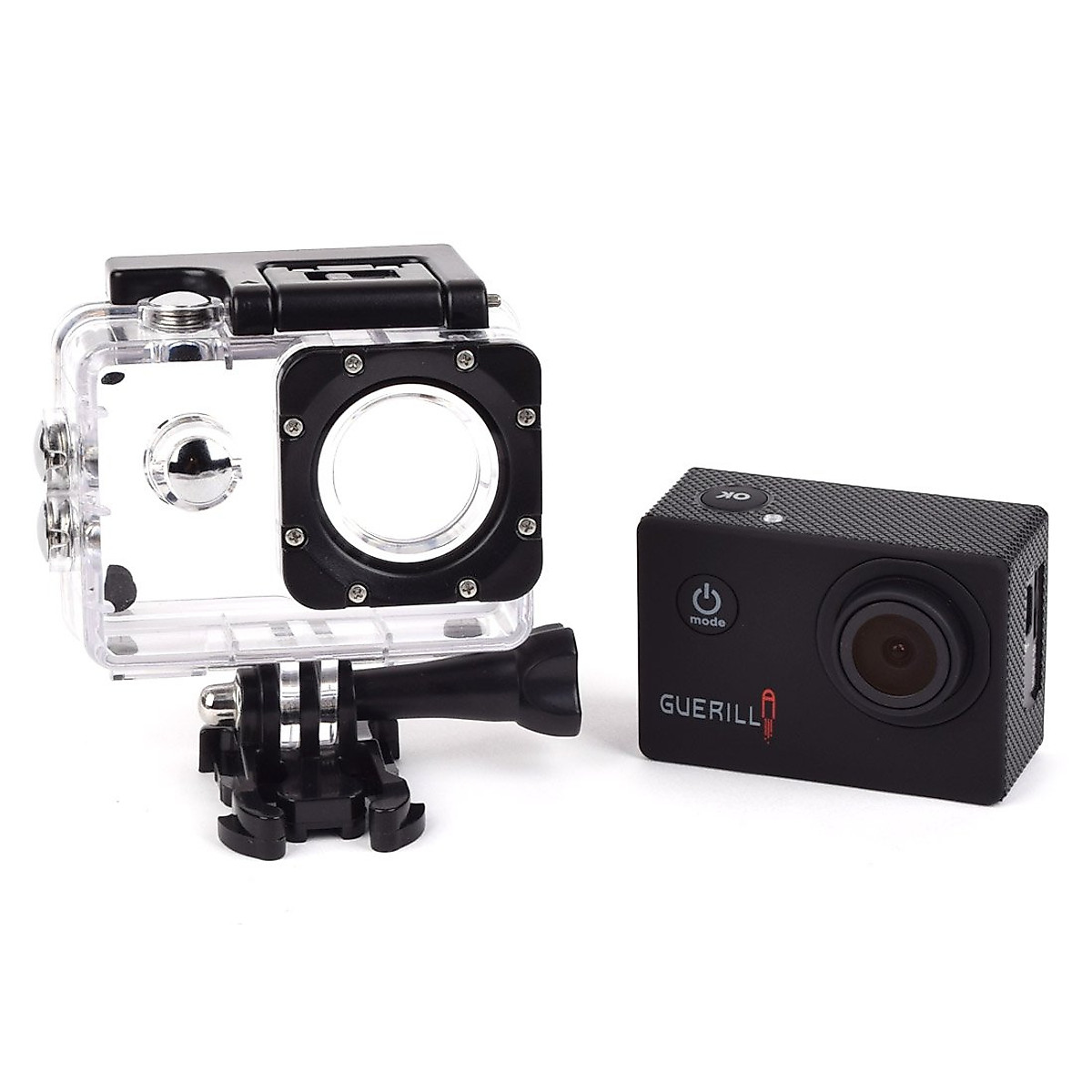 GUERILLA PRO3000 Sports Action Camera, GUERILLA Pro Series 12 MP Full HD 1080P Action Camera, Warerproof 120 Degree Wide Angle Lens 2.0inch LCD, Include Accessories