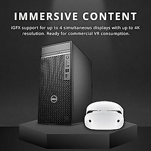 Dell OptiPlex 7080 Gaming Desktop Mini Tower, Intel Core i7-10700 Processor, 32GB RAM, 1TB PCIe SSD, Intel UHD Graphics, Windows 11 Pro, Black