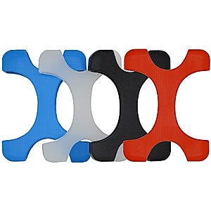 T-SIDAKE 4 Pieces of 2.5 Inch Silicone Hard Drive Protective Case, Shock Proof and Drop Proof Elasticity to Protect Your Device Safety, Suitable for 2.5 Inch Mobile Hard Drives
