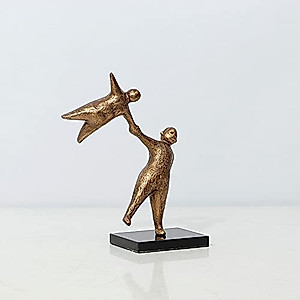 Modern Minimalist Living Room Entrance Bookcase Marble Metal Arched Decoration Model Room Desktop Light Decorations