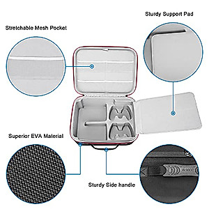 RLSOCO Hard Carrying Case for PlayStation 5 Digital Edition and Disc Version / PS5 Game Console