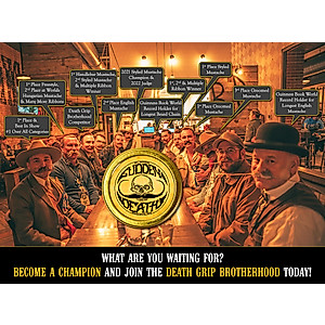 Moustache Care Gift Set by Vintage Grooming Co. | Death Grip & Sudden Death Mustache Wax & Comb Kit