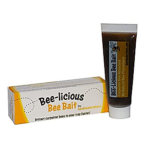 Bee-Licious Bee Bait All Natural Carpenter Bee Lure Attracts More Carpenter Bees to Your Carpenter Bee Traps