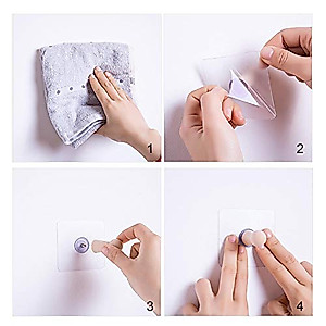 Creative-Idea 10 Pack Adhesive Hooks Wooden Hat Hooks Storage Wall Mounted Coat Hanging Hook Towel Keys Door Wardrobe Closet Kitchen Bathroom