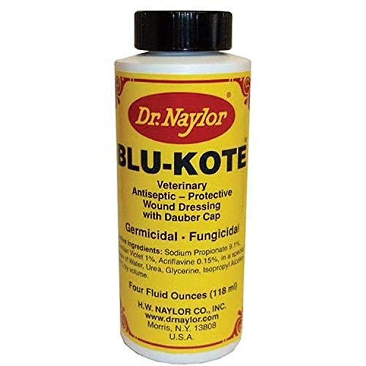 Dr. Naylor Blu-Kote Dauber (4 oz.) - Fast Drying Antiseptic Wound Dressing