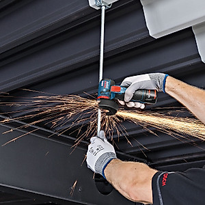 Bosch Professional 12V System GWS 12V-76 cordless angle grinder (three cutting discs, disc diameter: 76 mm, excluding batteries and charger, in carton)