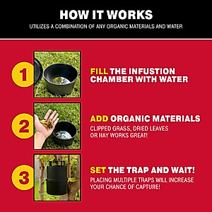 Catchmaster Oasis Ovi-Mini Mosquito Trap 4Pk, Home Outdoor Mosquito Control, Mosquito Killer Outdoor, Pet Safe Backyard Insect Killer, Glue Board Bug Catcher, Pool, Patio, Shed & Garden Pest Control