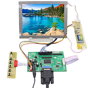 6.5" IPS LCD 6.5 inch 640X480 Screen Panel LCDT-51750GD065J-FW with VGA LCD Controller Board Kit
