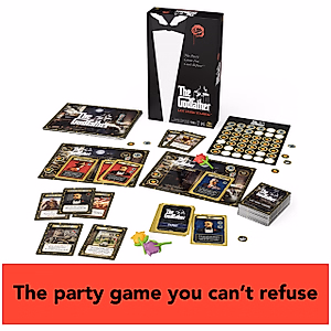 The Godfather, Last Family Standing Board Game Italian Film Fun Family Party Game Scary Movie Multiplayer Card Game, for Adults and Kids Ages 14 and up