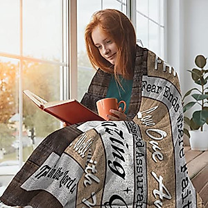 Christian Gifts for Women - Religious Gifts for Women Men - Inspirational Gifts for Women - Mothers Day Fathers Day Bible Verse Gifts Christmas from Daughter Son, Throw Blankets 60x50 Inch