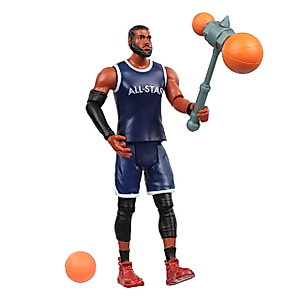 Oonies Space Jam: A New Legacy - Baller Action Figure - 5" Lebron James with Acme B-Ball Blocker