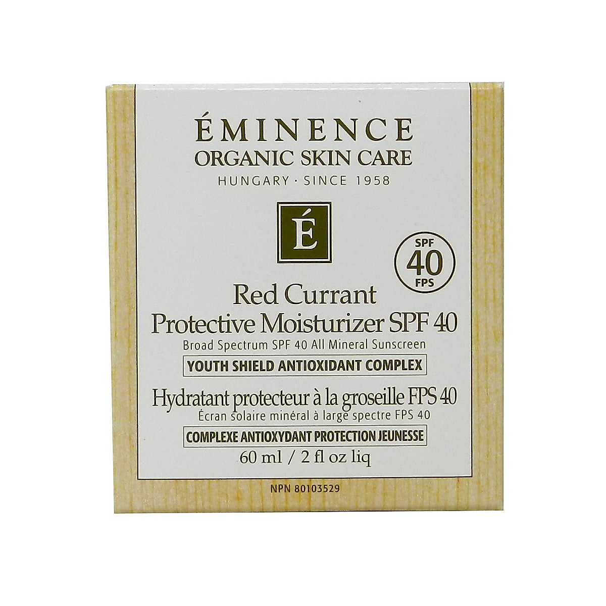 Eminence Red Currant Protective Moisturizer SPF 40, 2 fl oz