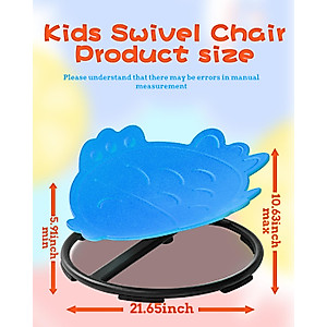 towigic Sensory Swivel Chair for Children with Autism,Chidren's Sensory Swivel Chair,Sensory Toy Chair Rotating Toy Chair,Balance Training,Concentration Training Sensory Control Swivel Chair