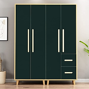 WADILE Peel and Stick Wallpaper 15.9in x 78.7in, Solid Color Contact Paper Waterproof, Vinyl Colored Wall Paper Self Adhesive, Textured Wallpaper Removable for Cabinets/Countertop, Dark Green