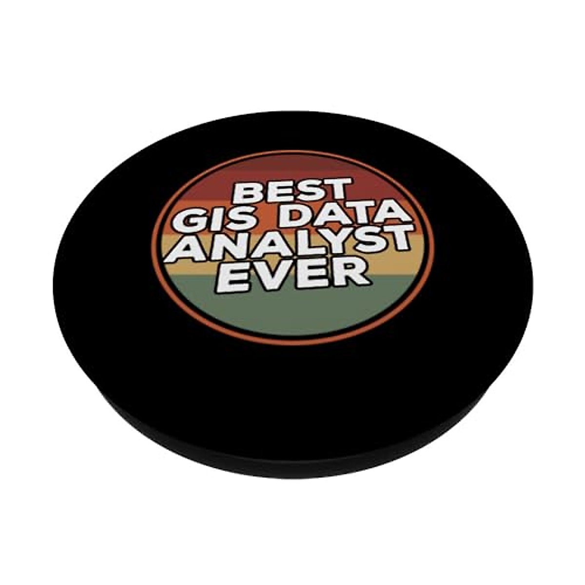 Vintage Best GIS Data Analyst Ever PopSockets Standard PopGrip