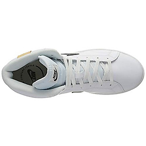 NIKE Men's Court Royale 2 MID Running Shoe, White Black White Onyx, 14 Narrow