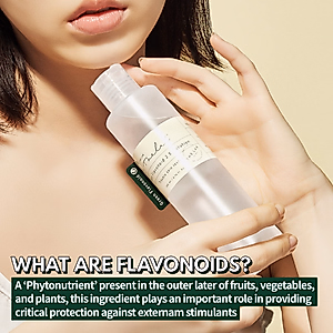 THE LAB BY BLANC DOUX Green Flavonoid 2.5 Skin Solution - Facial Toner Deep Penetration w/Liposome Tech Vegan Cruelty-Free Soothing for Sensitive Skin, Hydrating Care - 6.7 Fl Oz