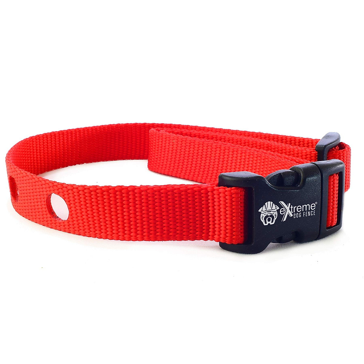 Red Heavy Duty Nylon Replacement Dog Collar Strap with RFA-67 Batteries - Compatible with Most PetSafe In-Ground and Wireless Fence Receiver Collars (Bundle 2)