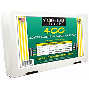 Sargent Art® Construction Paper Best Buy Assorted, Standard Size, 400 Ct
