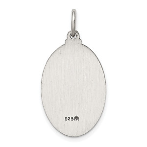 FindingKing Sterling Silver Our Lady of Perpetual Help Medal