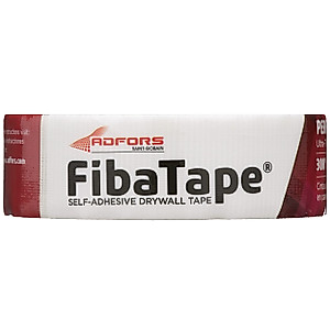 FibaTape FDW8654-U Perfect Finish, Ultra-Thin Joint Drywall Tape, 1-7/8 in. x 300 ft, White