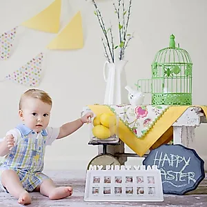 BESPORTBLE Baby First Year Photo Frame 0-12 Month Baby Pictures Baby’S First Year Photo Frame Newborn Growth Photo Frame Keepsake Frame Baby Room Decoration