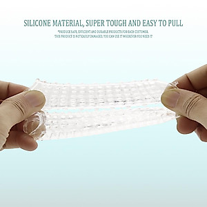 Finger Sleeves, G-Spot Clitoral Stimulator Finger Sleeve Soft Silicone Sex Toy Stimulation for Women Vaginal Anal Sex for Couples, Transparent