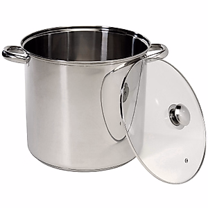 Excelsteel 16 Quart Stainless Steel Stockpot With Encapsulated Base