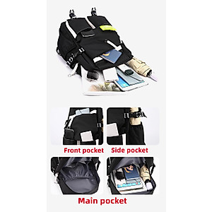 XIXISA 17 INCH Nezuko Laptop Backpack Kanroji Mitsuri Backpacks (Pink -Kanroji)