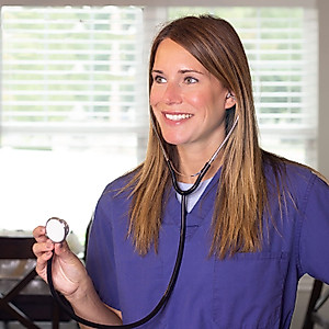 MABIS Spectrum Dual Head Lightweight Stethoscope, Hunter Green