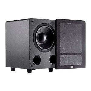 Monoprice Premium Select Subwoofer - 8-Inch Woofer, 200 Watt, 4 Ohm Nominal Impedance, Auto On/Off, Black