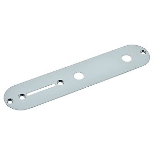 Dopro Tele Guitar Control Plate with 25/64" Diameter Pot Holes for Telecaster Guitar with CTS Pots Chrome