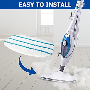 10 Pack Replacement Steam Mop Pads Compatible for PurSteam ThermaPro 10-in-1